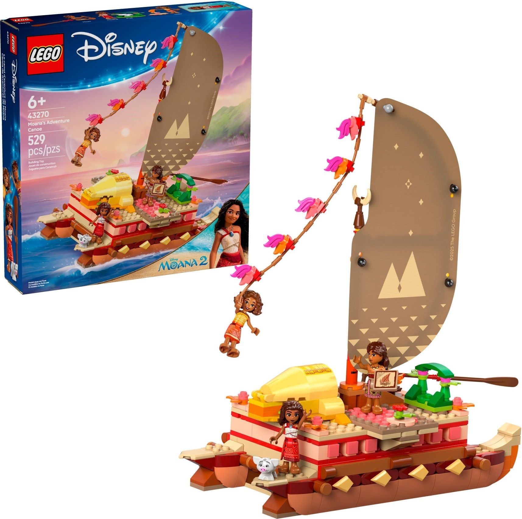 Moana's Adventure Canoe (43270) | Compare LEGO® Set Prices | Brickfall